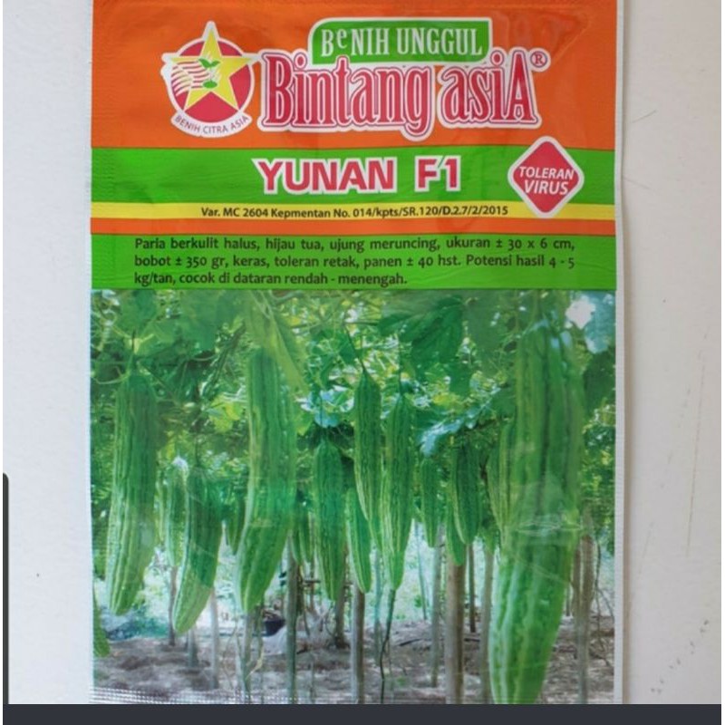 Jual Benih Pare Paria YUNAN F1 isi 10 Gram Bibit Paria Pare Unggulan ...