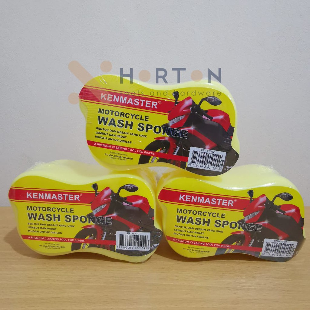 Jual BUSA CUCI MOTOR 2 PCS KENMASTER - WASH SPONGE | Shopee Indonesia