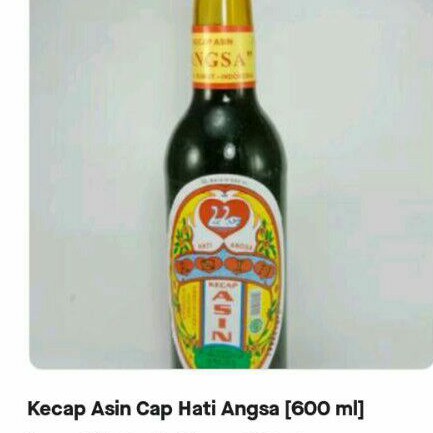 Jual KECAP ASIN CAP HATI ANGSA 600 ML *N* | Shopee Indonesia