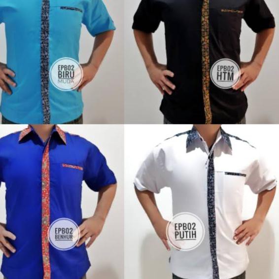 Jual Kirim Langsung Seragam Batik EPB01 EPB02 Baju Kemeja Kantor Batik ...