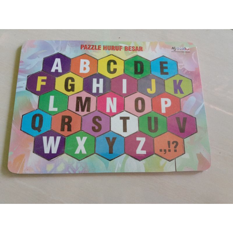 Jual PUZZLE HURUF BESAR/MAINAN EDUKASI ANAK | Shopee Indonesia