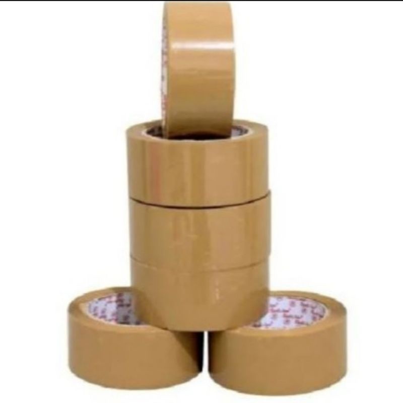 Jual LAKBAN BENING COKLAT BODHI TAPE UK 48MM X 90YARD SATUAN | Shopee Indonesia