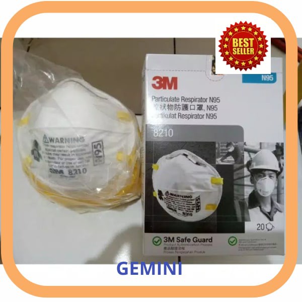 Jual masker 3M 8210 N95 1Box isi 20pcs | Shopee Indonesia