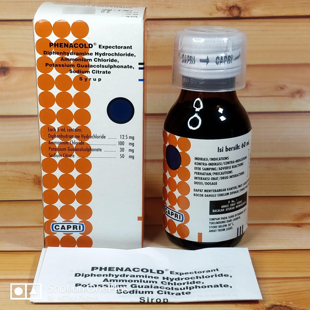 Jual PHENACOLD Expectorant (60ML) Obat Sirup untuk Batuk Berdahak ...