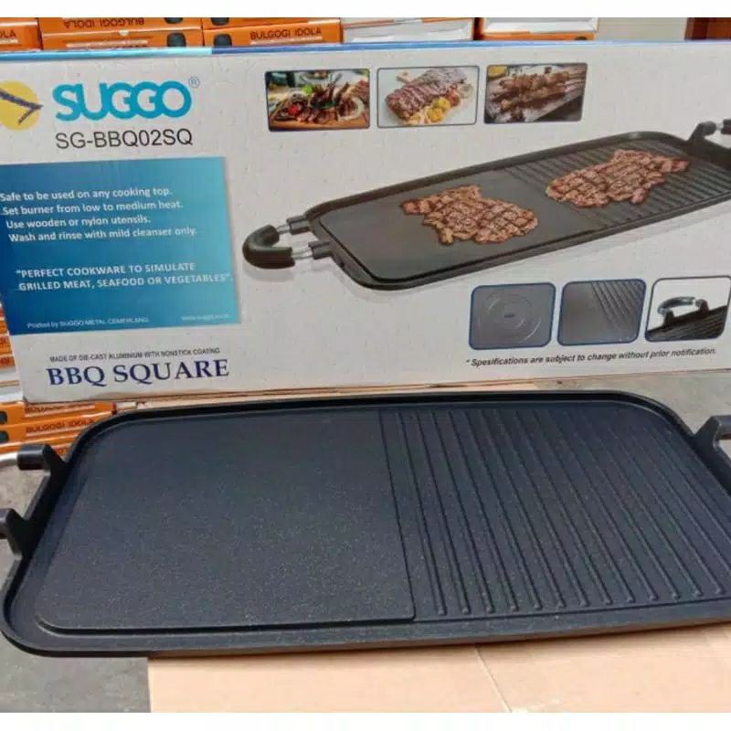 Jual Suggo Long BBQ Square Grill | Shopee Indonesia