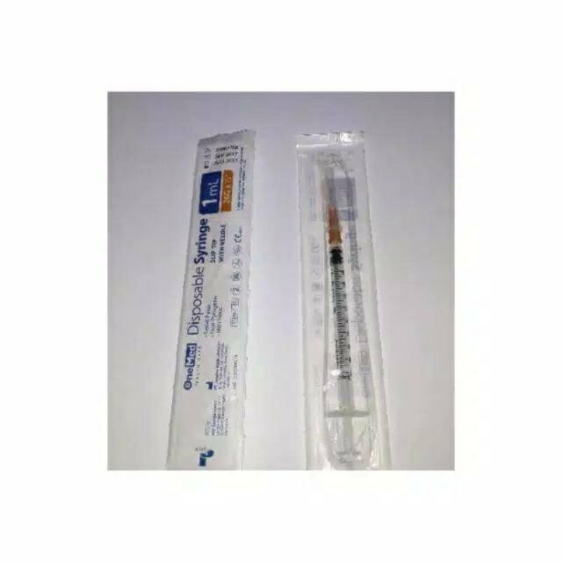 Jual Spuit 1cc 1ml alat suntik syringe with needle | Shopee Indonesia