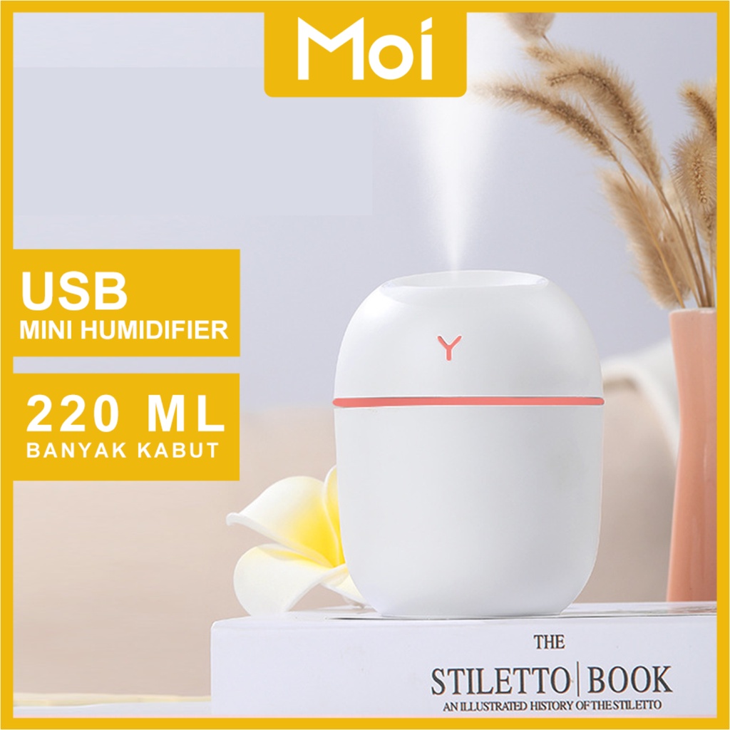 Jual Moi 220ML Humidifier Diffuser USB Mini / Cute Humidifier | Shopee ...