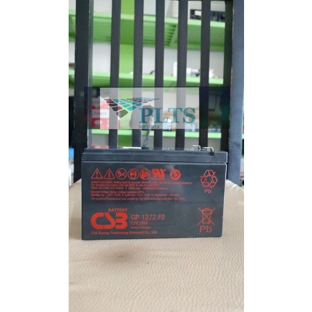 Jual Battery Ups CSB Gp1272 F2 12v 28w vrla | Shopee Indonesia