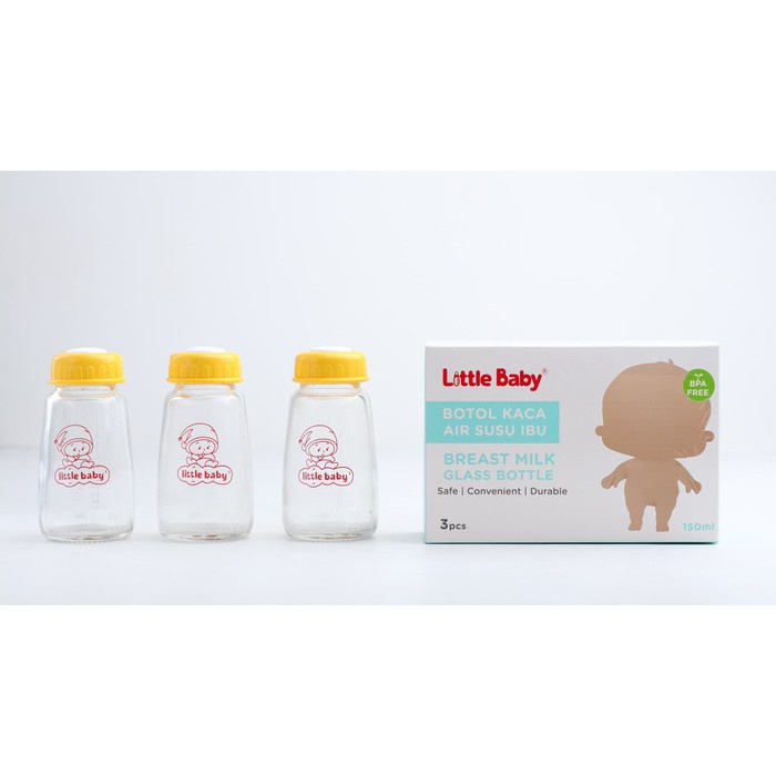 Jual Little Baby Botol Asi kaca 150ml isi 3pc - Botol Asi | Shopee Indonesia
