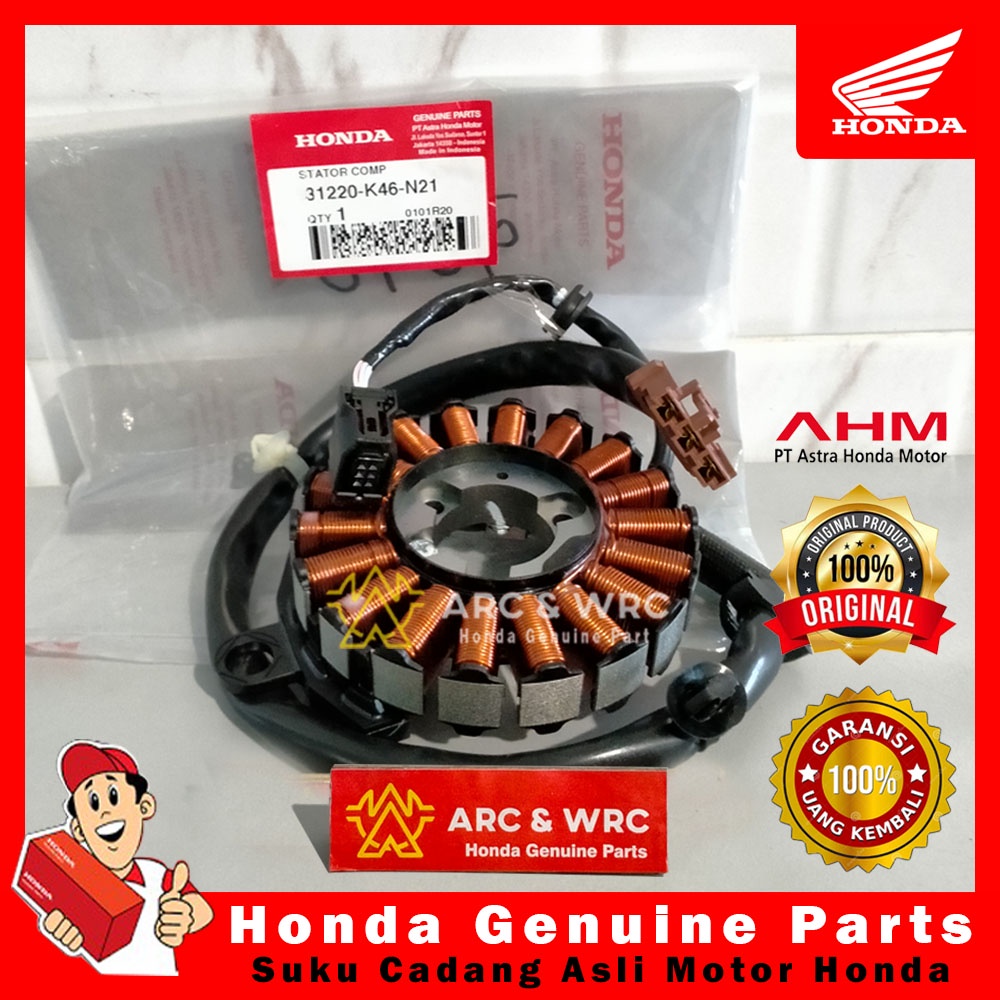 Jual Spul / Spull / Stator Comp Vario 110 FI LED ESP // 31220K46N21 | Shopee Indonesia