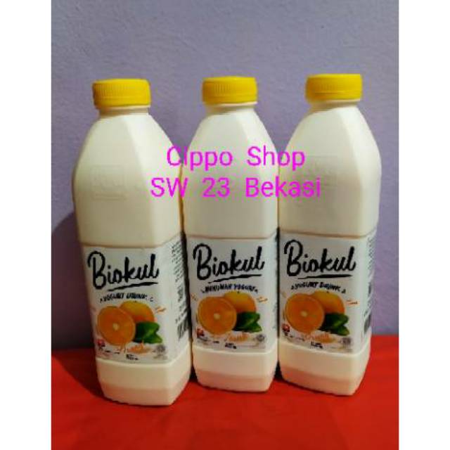 Jual Biokul Yogurt Drink ORANGE 1 liter, TERMURAH PROMO | Shopee Indonesia