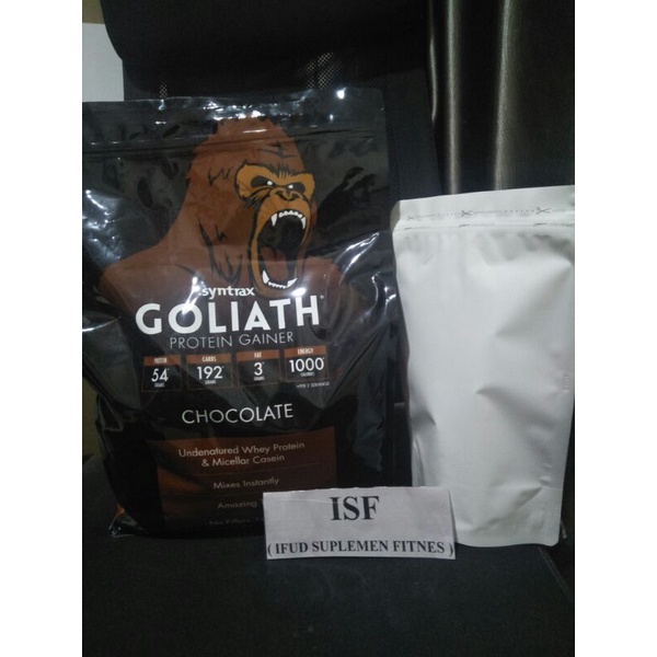 Jual Goliath Mass Ecer 2 lbs Goliath Gainer Ecer 2 lbs Repack Syntrax ...