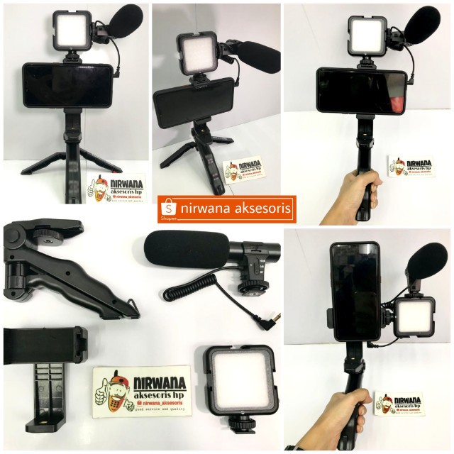 Jual PAKET VLOG VLOGGER VLOGGING LENGKAP ALAT LIVE STREAMING YOUTUBER ...