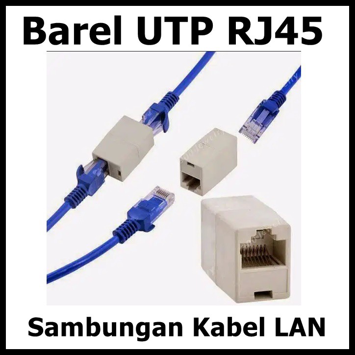 Jual Barel UTP RJ45 LAN Connector sambungan RJ 45 | Shopee Indonesia