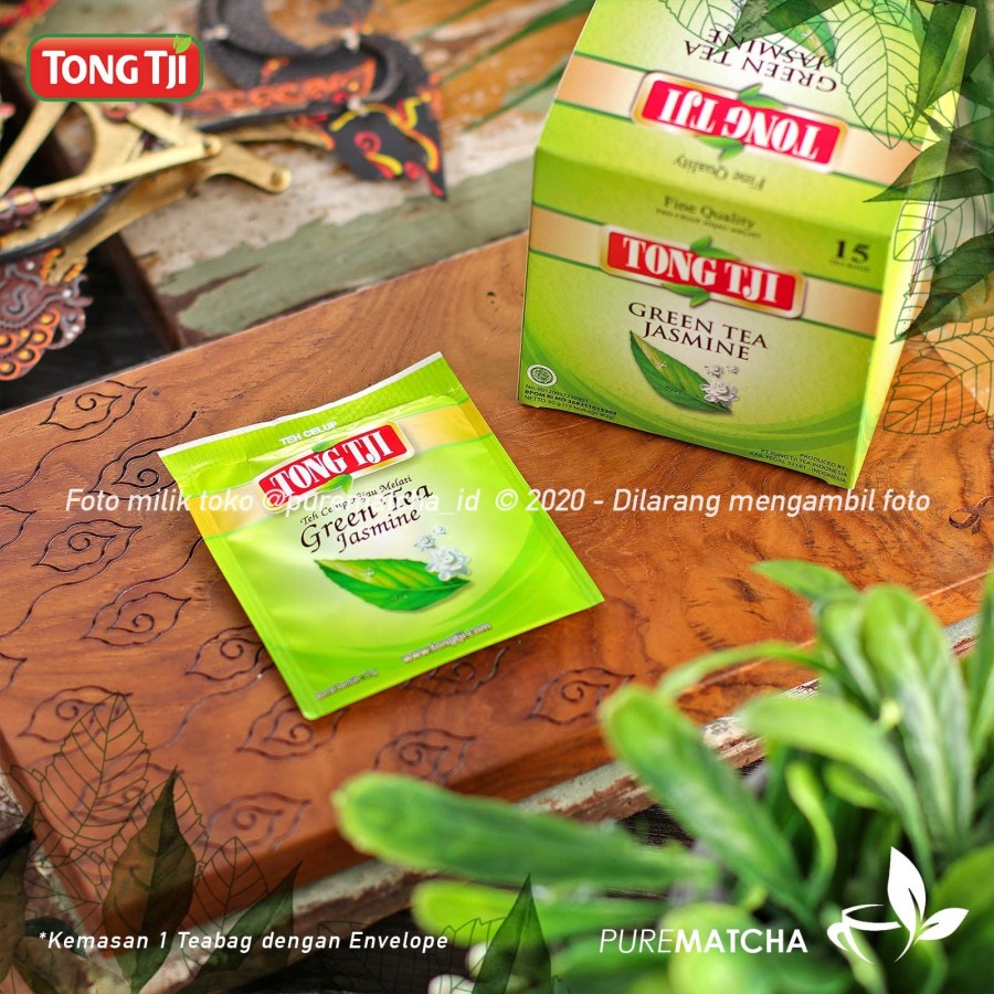Jual Tong Tji GREEN TEA JASMINE 1tb Kemasan Sampel Tongtji Teh Celup ...