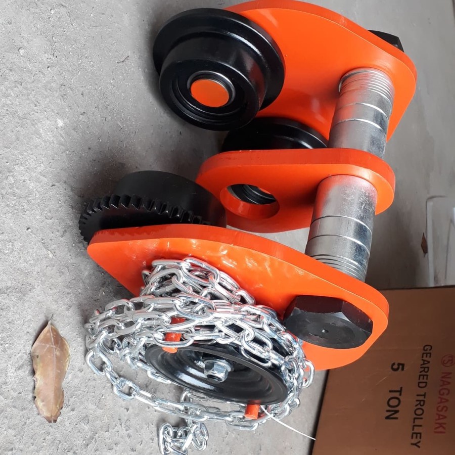 Jual Manual Trolley Troly katrol 1 TON | Shopee Indonesia