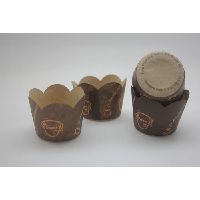 Jual cup muffin bruder 55mm coklat dan warna | Shopee Indonesia