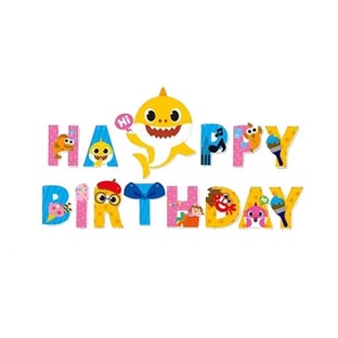 Jual Happy Birthday Party Gala Baby Shark theme / Baby Shark HBD ...