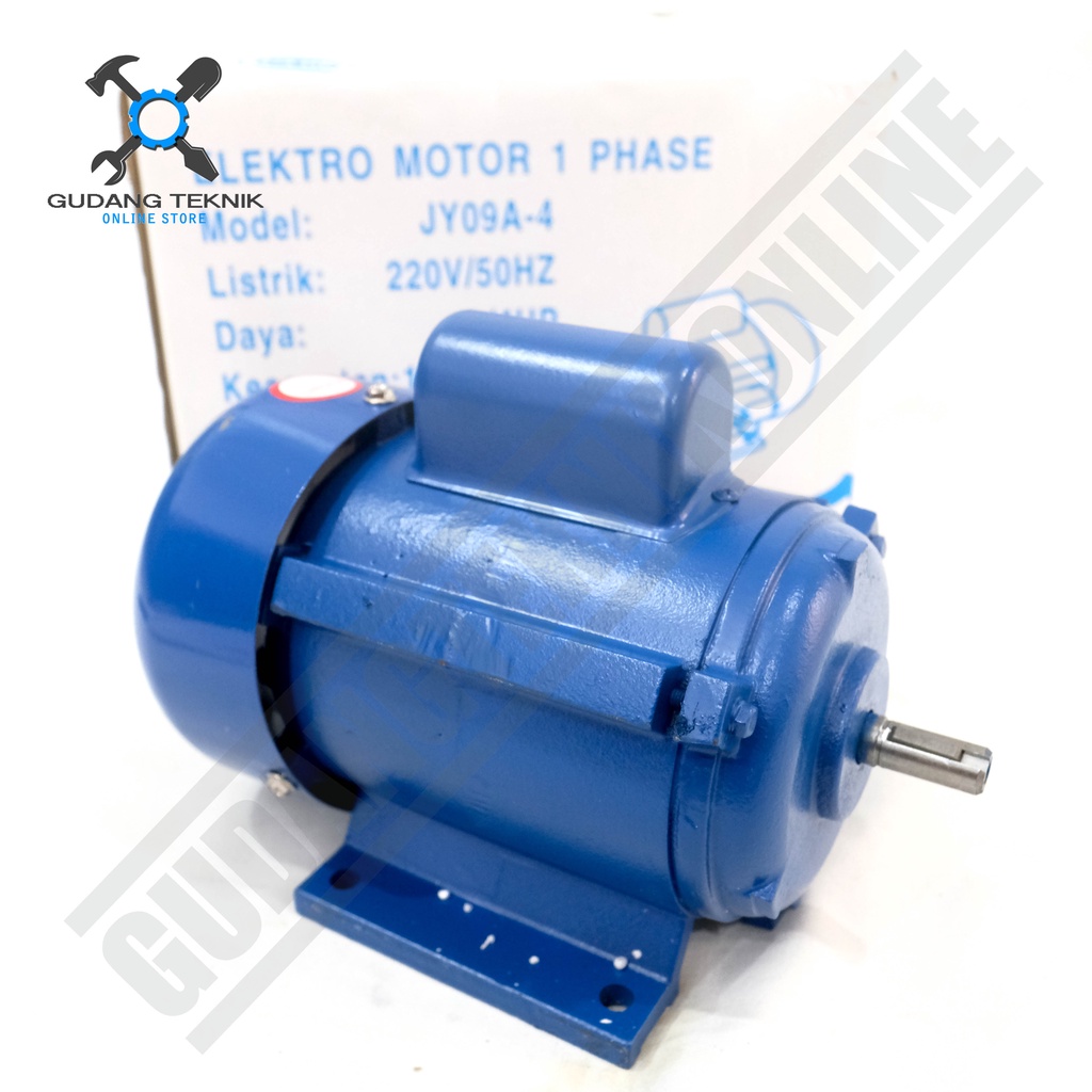 Jual MODERN 1/4HP|4P|1PH Dinamo Motor Penggerak 0.25HP 4P 1Ph MODERN ...