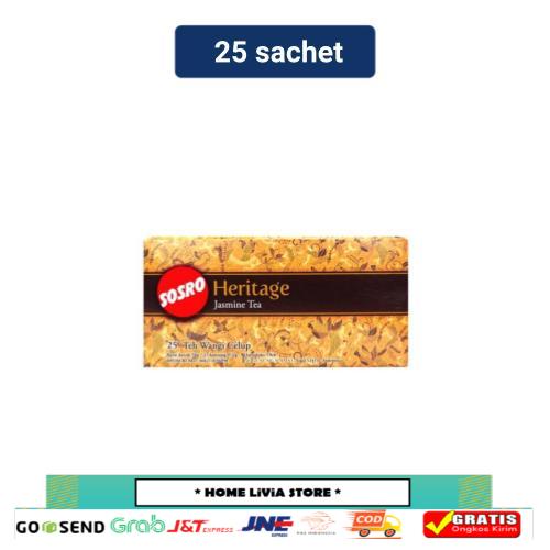 Jual Sosro Teh Celup Jasmine Heritage 25 Sachet | Shopee Indonesia