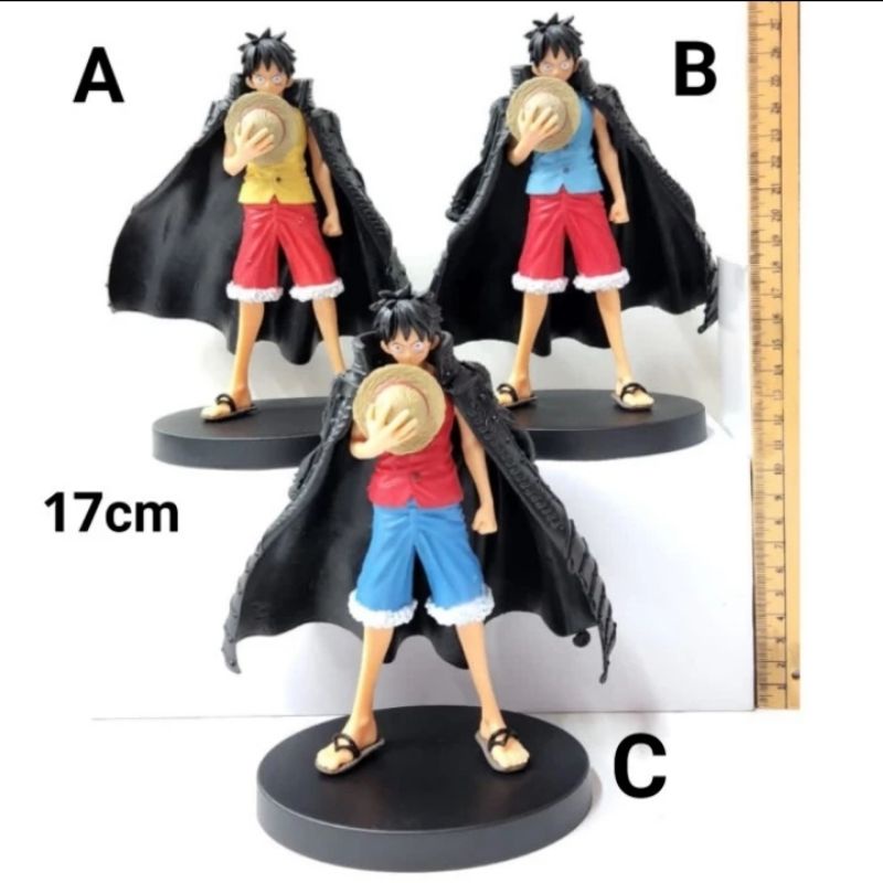 Jual one piece Luffy black jacket action figure | Shopee Indonesia