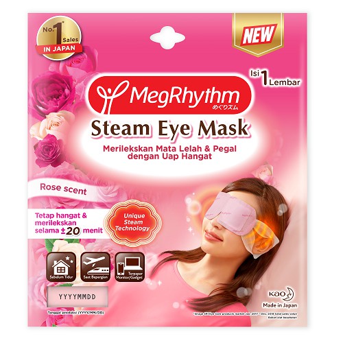 Jual Biore MegRhythm Steam Eye Mask | Shopee Indonesia