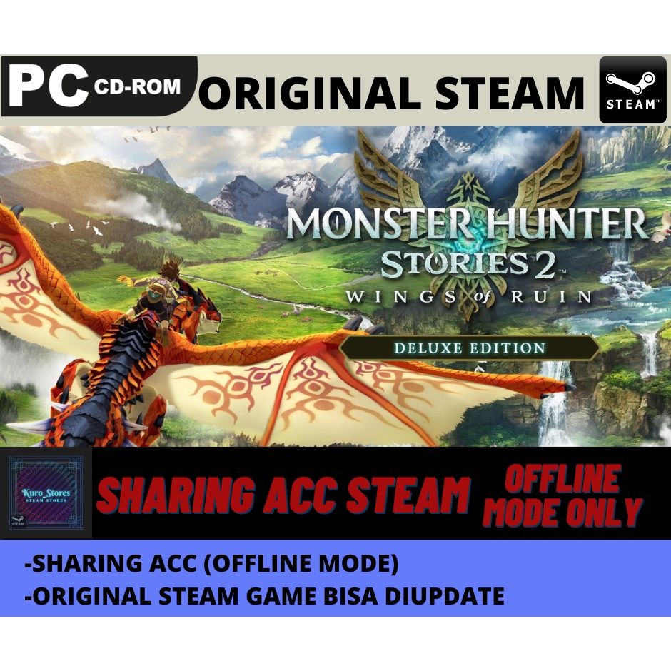 Jual Monster Hunter Stories 2: Wings of Ruin Deluxe Edition PC Game Sharing Original | Shopee ...