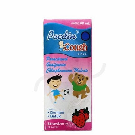 Jual PACDIN COUGH RASA STRAWBERRY SYRUP 60 ML | Shopee Indonesia