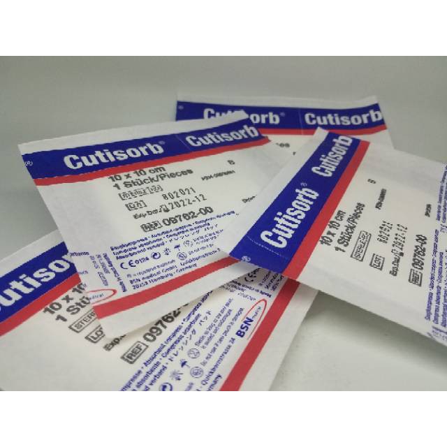 Jual Cutisorb Steril 10cm x 10cm - Penyerap Cairan Luka | Shopee Indonesia