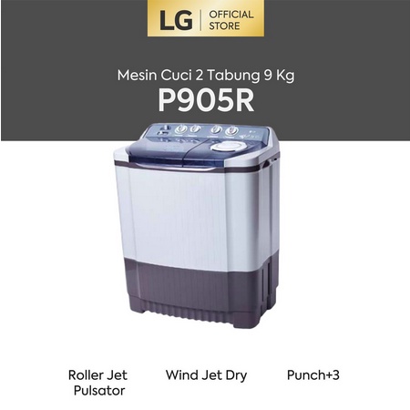 Jual MESIN CUCI 2 TABUNG LG P9050R 9KG TWIN TUBE P 9050R | Shopee Indonesia