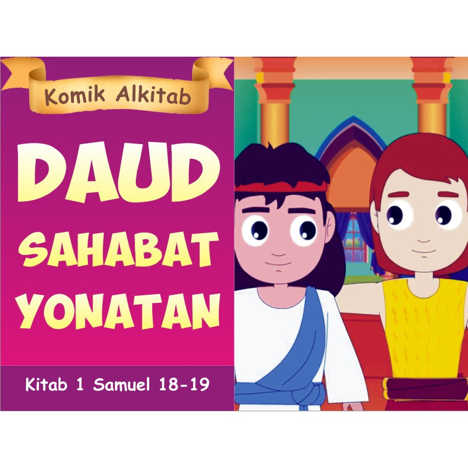 Jual DAUD DAN YONATAN - buku komik cerita alkitab anak Sekolah Minggu ...