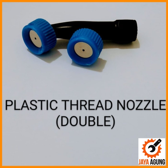 Jual Nozzle plastik model bunga 2 kepala sprayer / knapsack elektrik ...