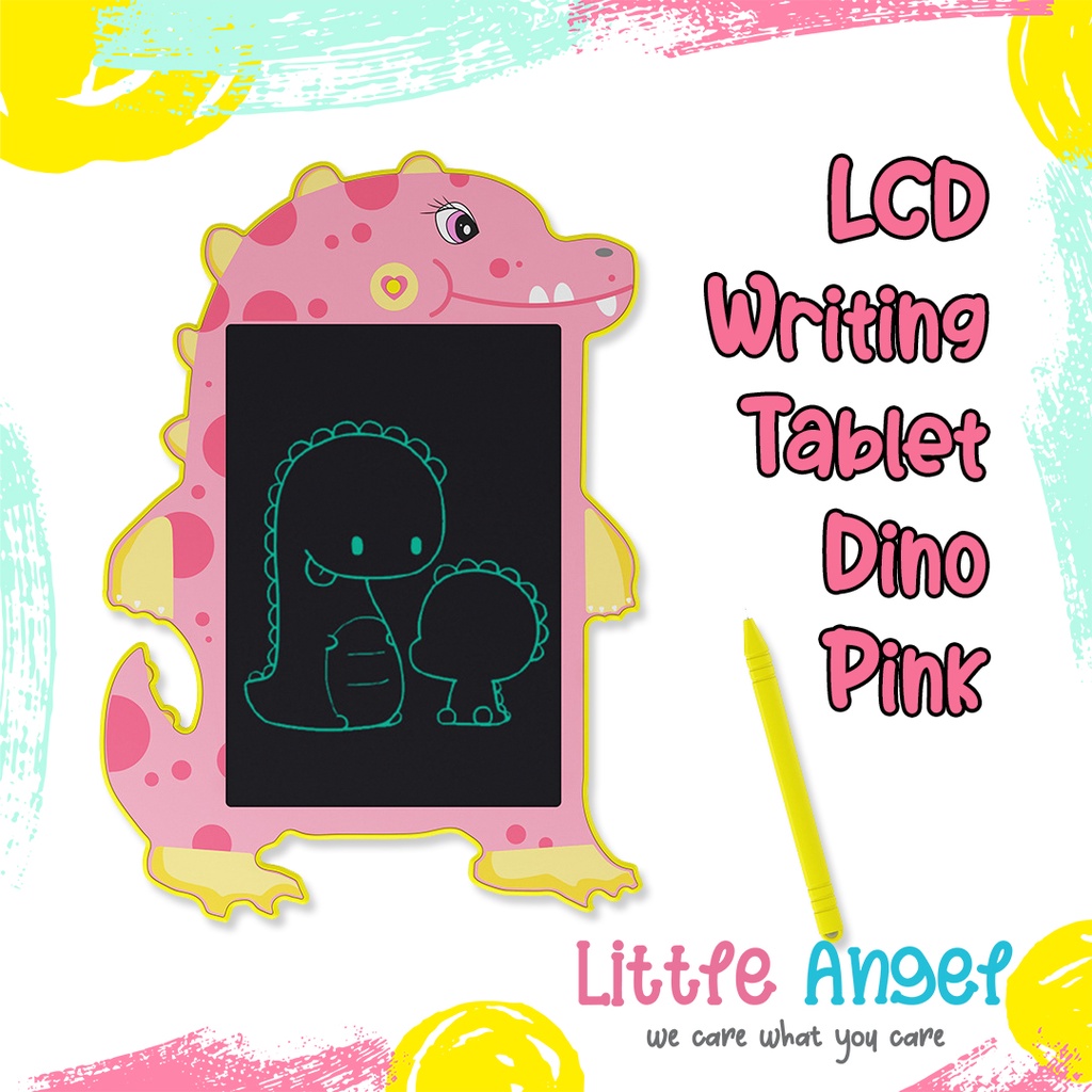 Jual LCD TABLET DINO KARAKTER EDUKASI ANAK / DRAWING WRITING TABLET ...