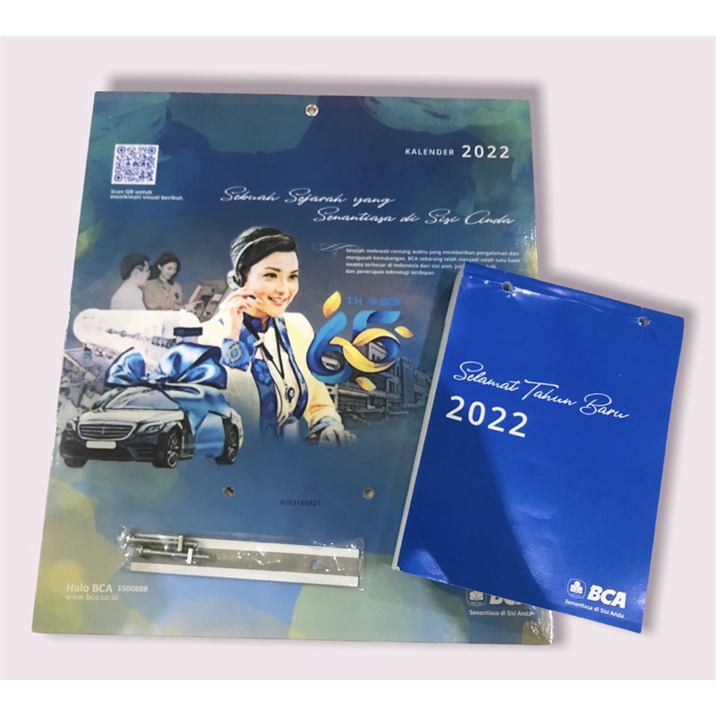 Jual Kalender Dinding Harian BANK BCA Exclusive Mewah Model Sobek ...