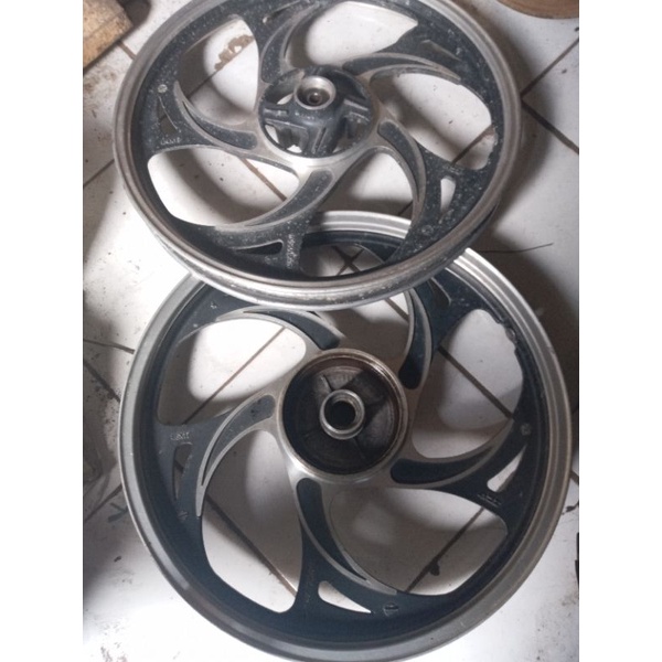 Jual peleg pelek set depan belakang palang kipas honda supra x 125 ...