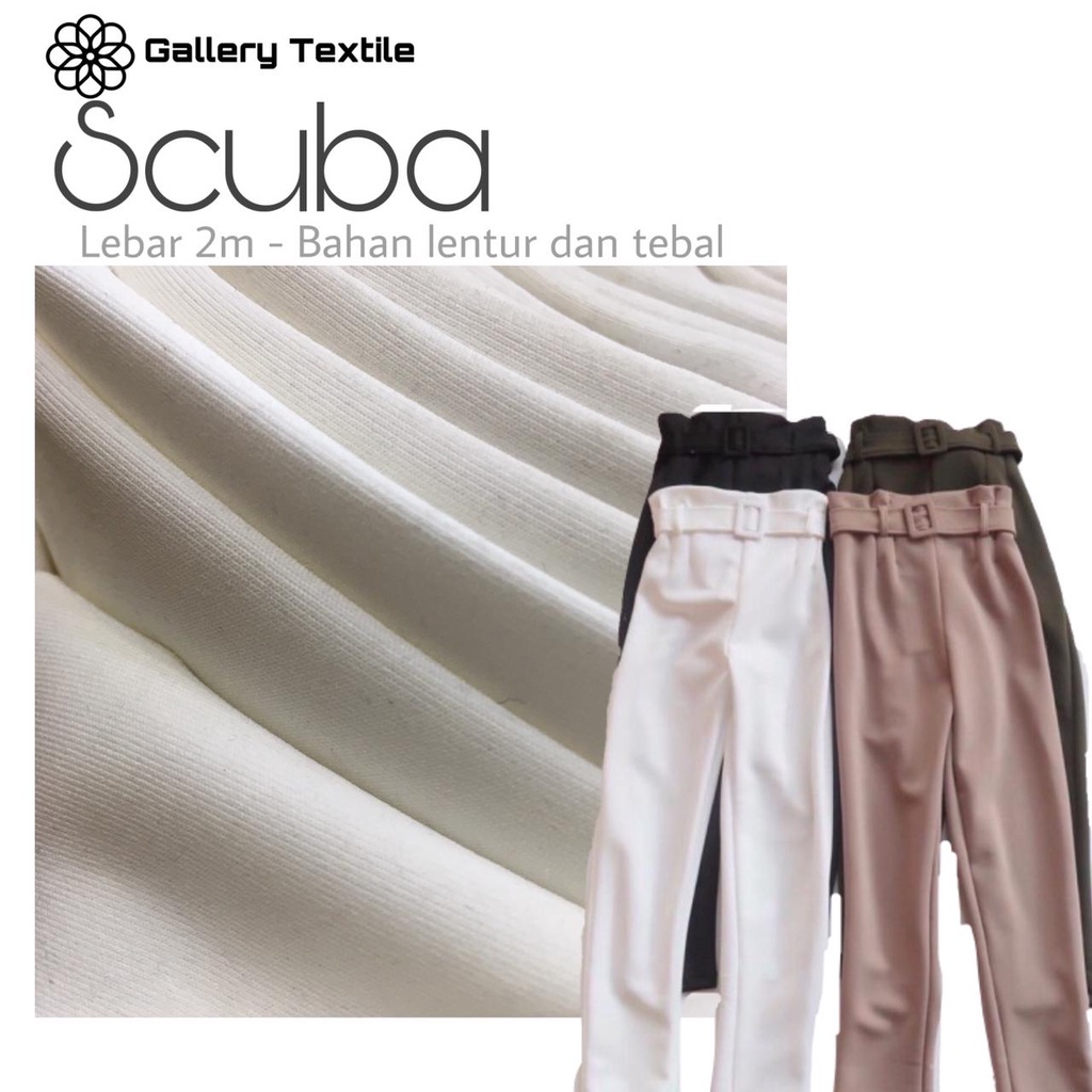 Jual KAIN SCUBA/ SCUBA POLOS/ SCUBA | Shopee Indonesia