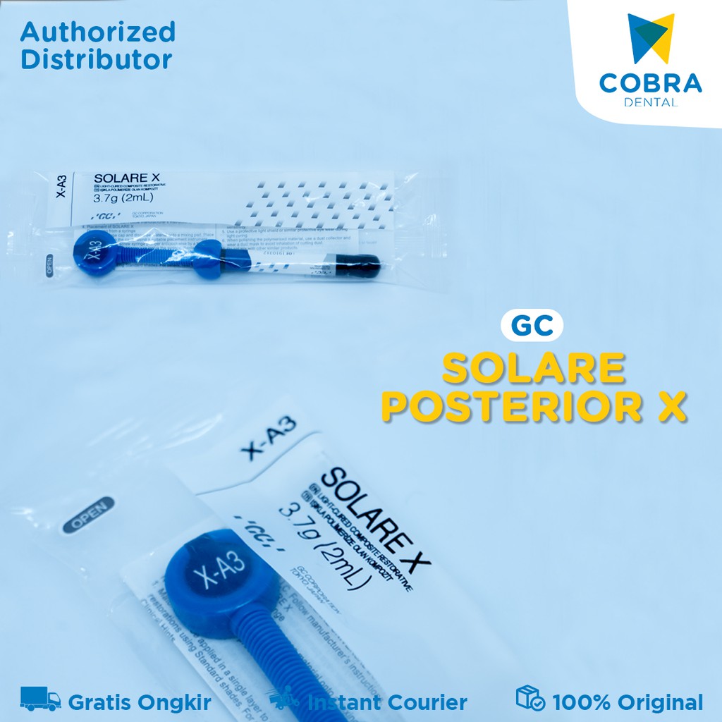 Jual GC COMPOSITE SOLARE POSTERIOR X 2 ML / BAHAN TAMBALAN | Shopee ...