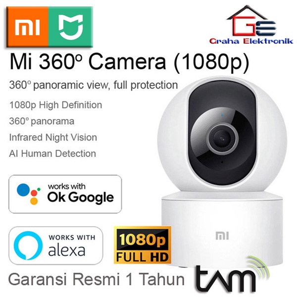 Jual CCTV XIAOMI Mi Home Security Camera 360° Original | Shopee Indonesia