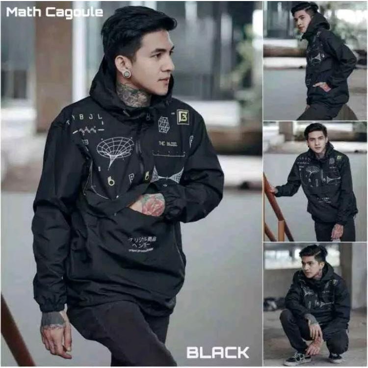 Jual JAKET CAGOUL PARASUT PRIA FULL PRINT | Shopee Indonesia