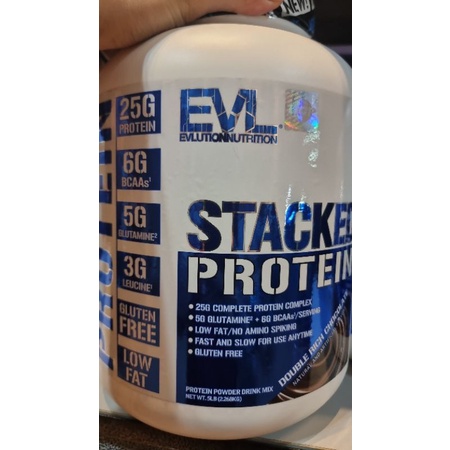 Jual EVL Stacked protein 5 lb lbs whey protein evlution nutrition ...