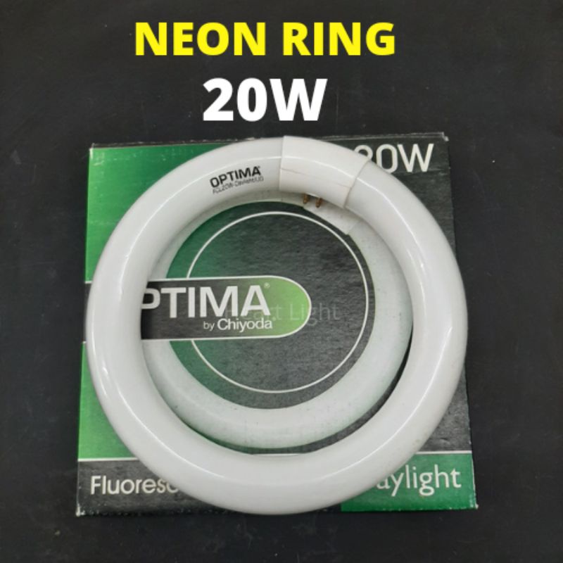 Jual LAMPU NEON RING OPTIMA 20W PUTIH DAYLIGHT/LAMPU TL BULAT 20WATT ...