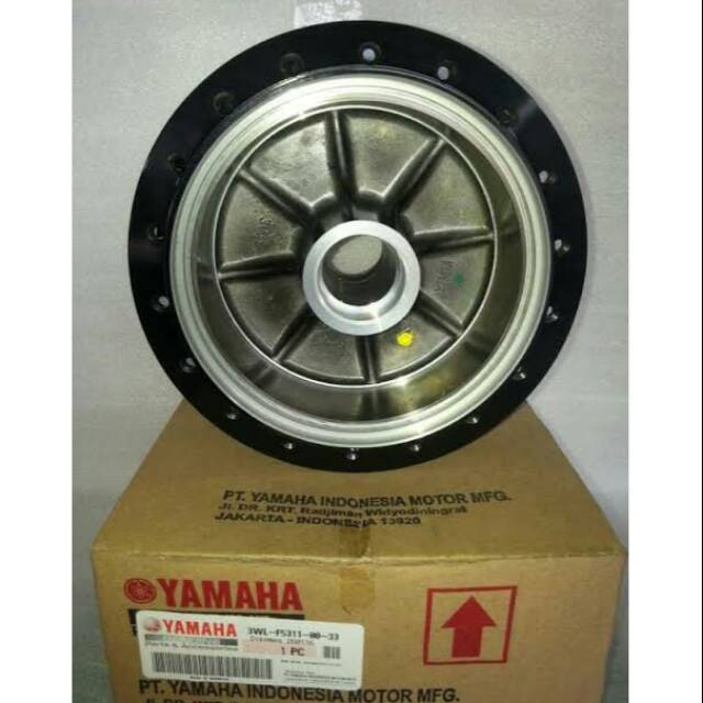 Jual Tromol Belakang Ori RXKING, Scorpio - Hitam/ Silver (Ori Yamaha ...