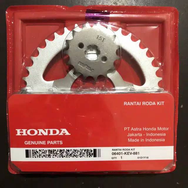 Jual KDM_24 Gear Set Supra lama Paket Rantai Roda Honda Supra X Lama ...