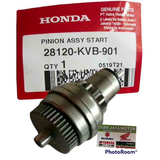 Jual GIGI PINION SETATER AHM 28120-KVB-901 HONDA BEAT VARIO SCOOPY ...