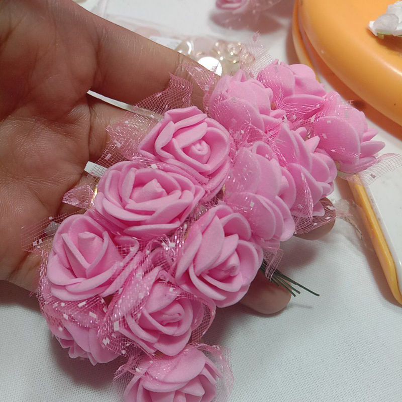 Jual Bunga SPONS/Sponge Tile (Bahan Caft Medan) | Shopee Indonesia