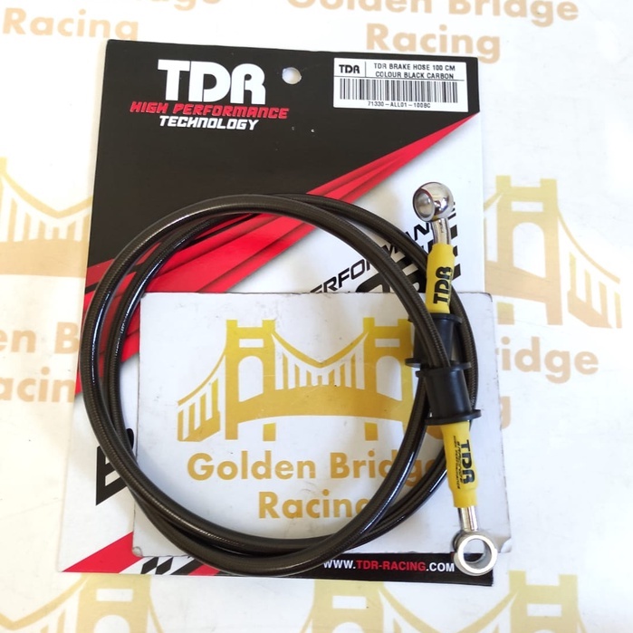 Jual TDR Selang Slang Rem New 2022 Universal 100 cm Black Carbon Series ...