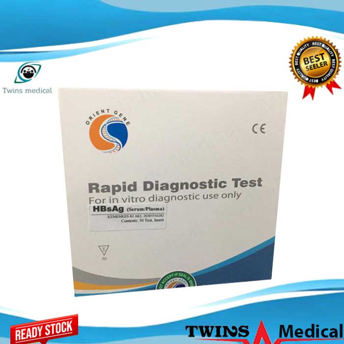Jual Alat Tes HBsAg Strip Orient Gene Isi 50 Strip | Test Cepat ...