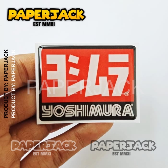 Jual EMBLEM YOSHIMURA STIKER MOTOR RESIN TIMBUL LENTUR STICKER MOTOR ...