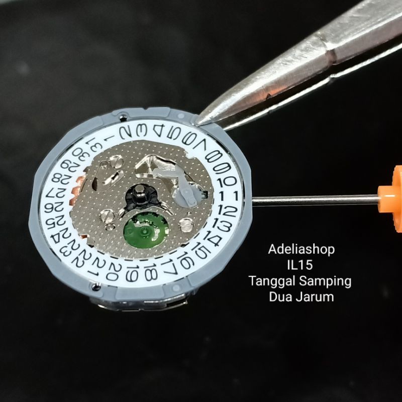 Jual MESIN JAM TANGAN MIYOTA TYPE 1L15 POSISI TANGGAL SAMPING(3) & BAWAH (6) DUA JARUM | Shopee ...