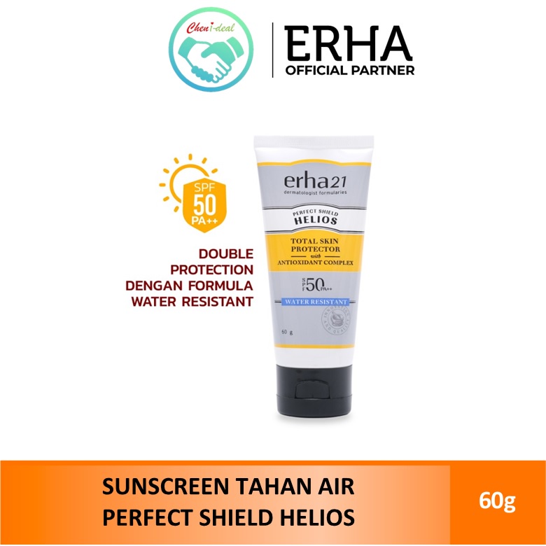Jual ERHA Helios Water Resistant SPF50/PA++ 60 gr - Sunblock/ Sunscreen ...